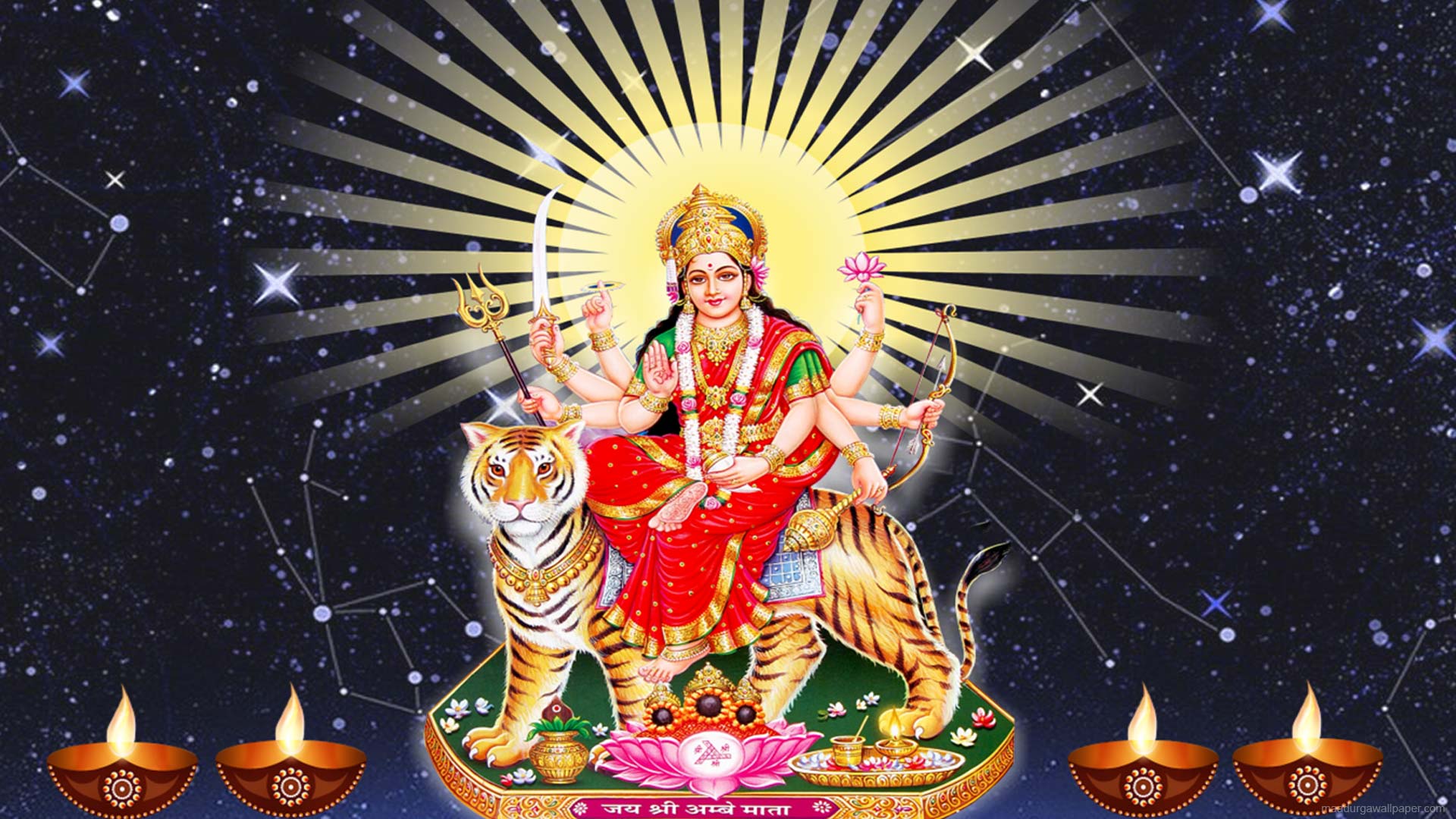 Jai Shree Ambe Mata Image - Happy Navratri 2020 Gif (#3040847) - HD ...
