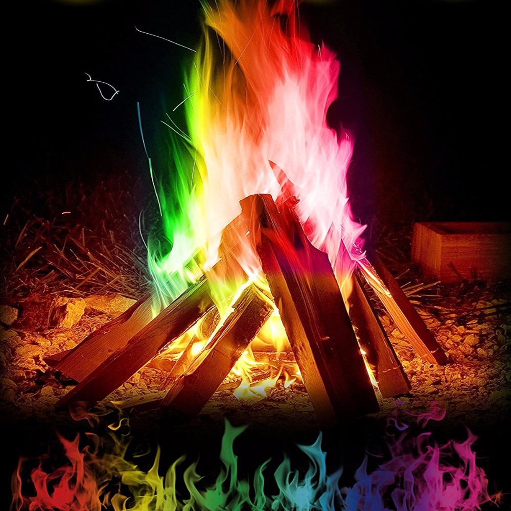 Rainbow Fire (#3043523) - HD Wallpaper & Backgrounds Download