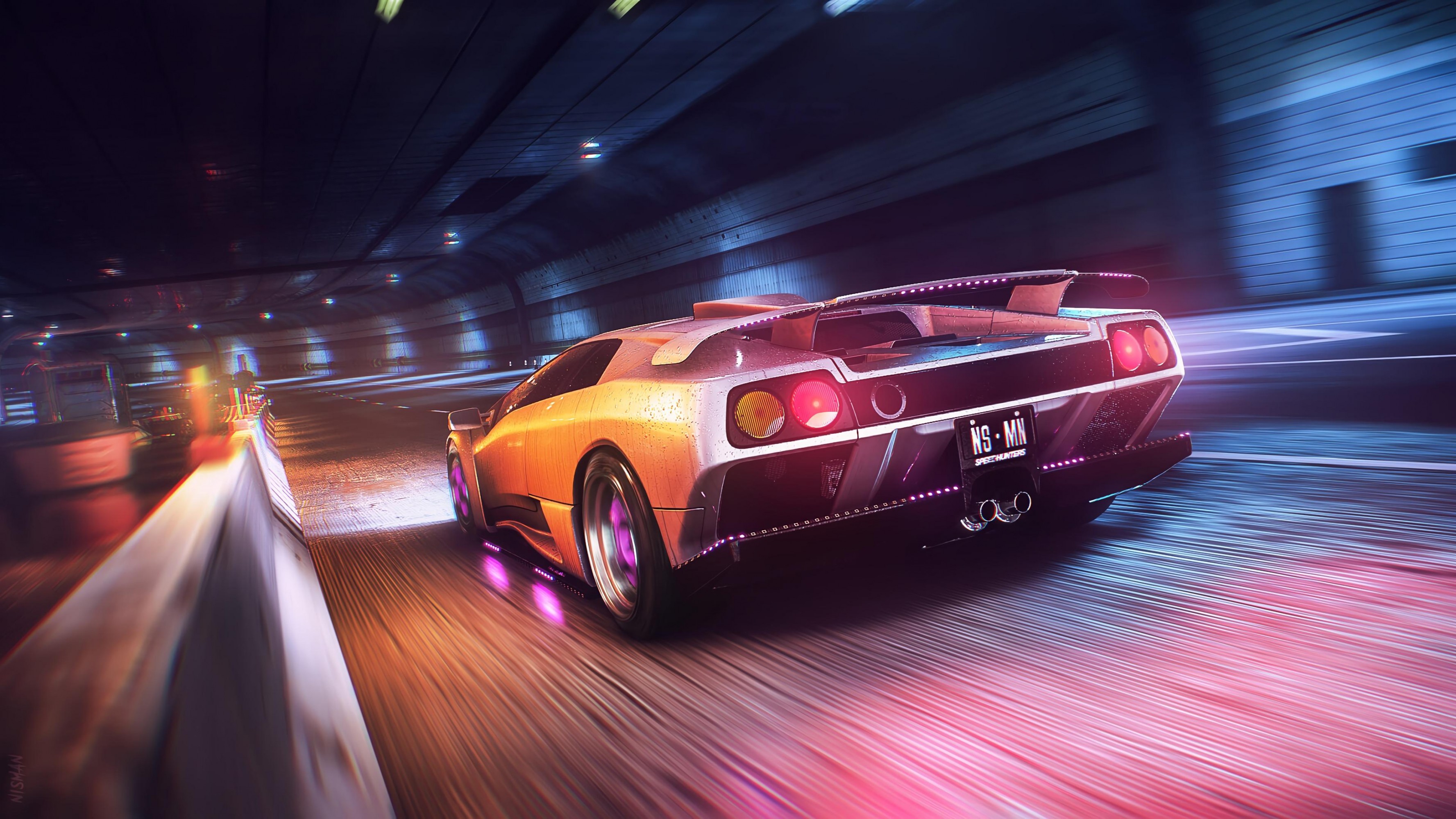 Neon Drive (#3044585) - HD Wallpaper & Backgrounds Download