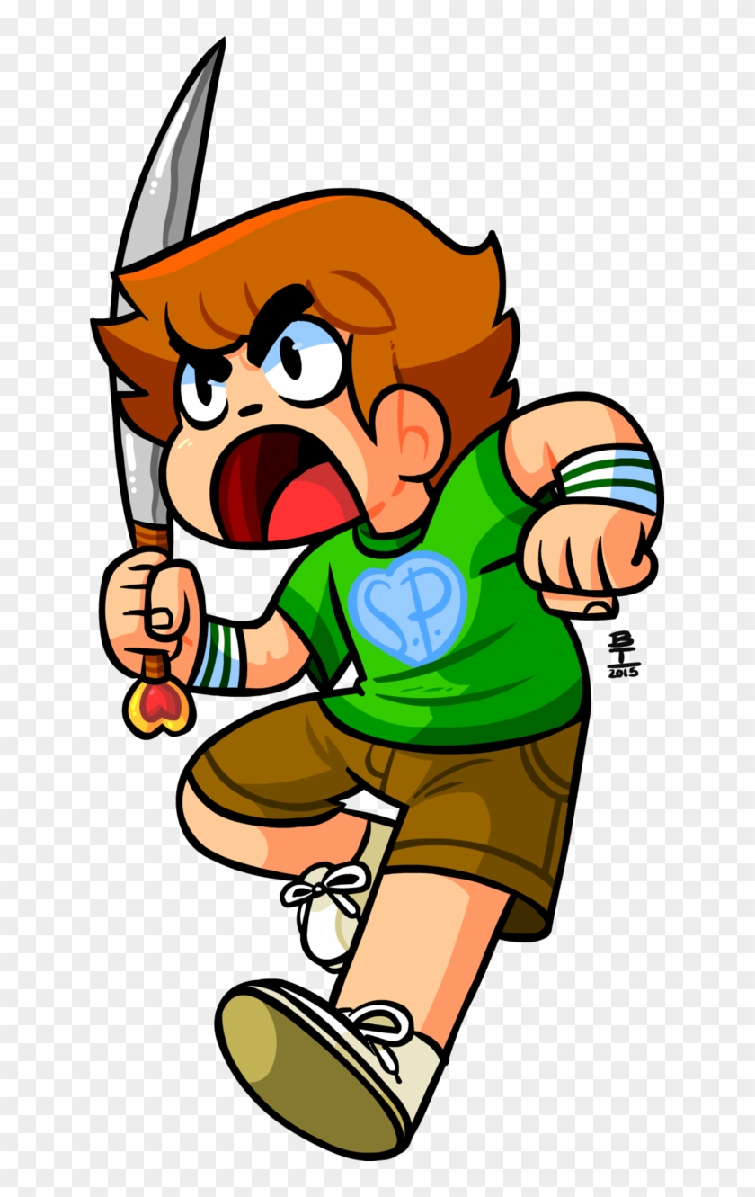 Scott Pilgrim By Wazzaldorp - Scott Pilgrim Bing Png (#3060565) - HD ...