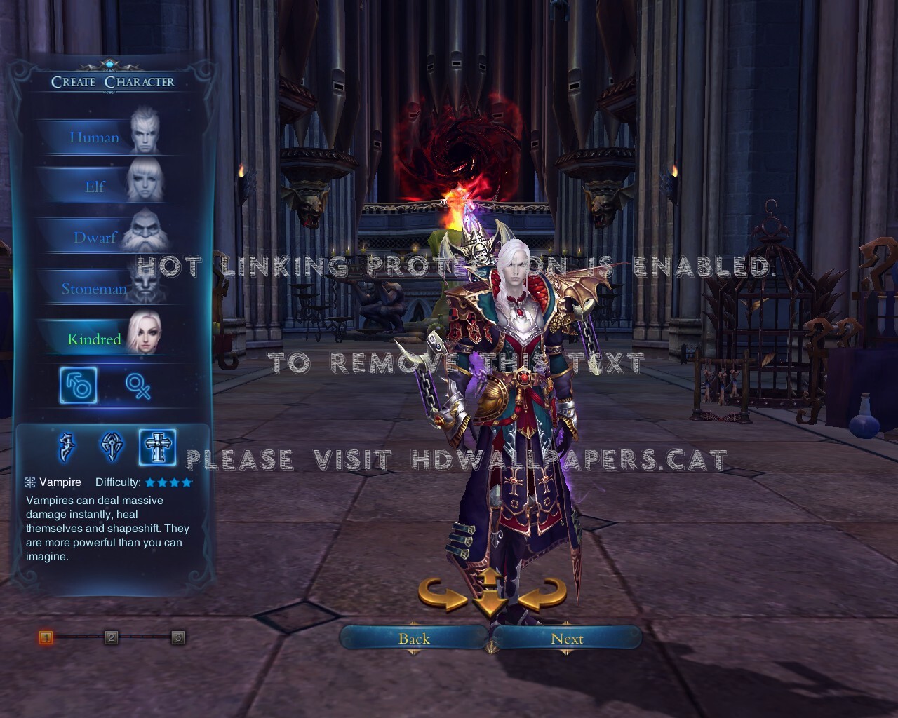 Kindred Male Vampire Forsaken World Games - Forsaken World Kindred Mage ...