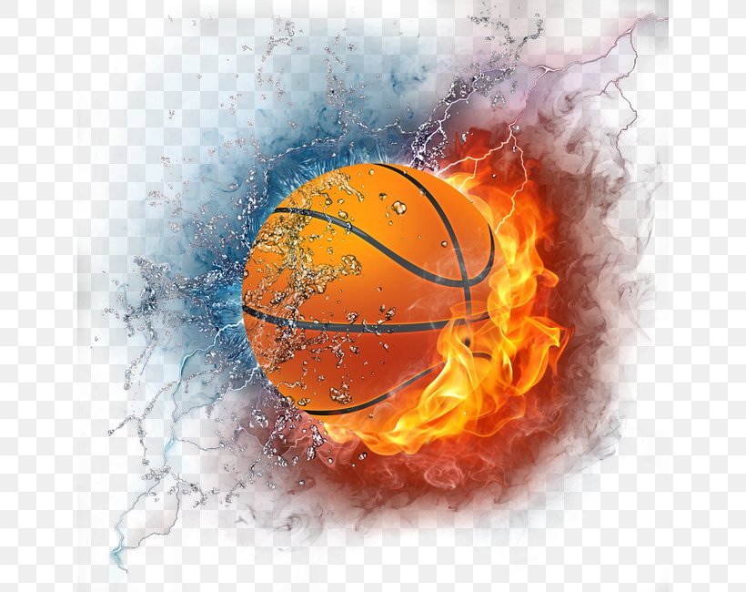 Basketball With Fire Png (#3079328) - HD Wallpaper & Backgrounds Download
