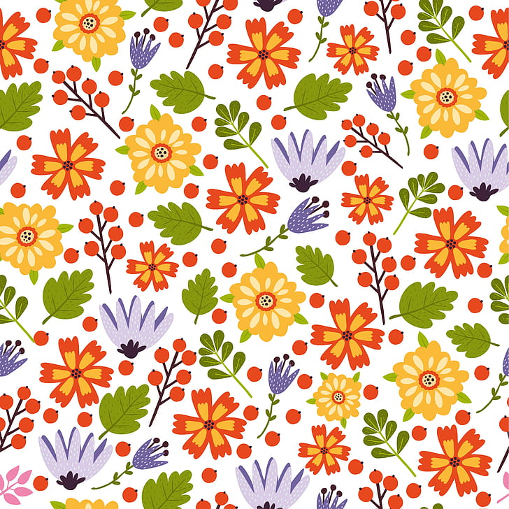 Colorful Pattern Wallpaper - Flower (#3082549) - HD Wallpaper ...