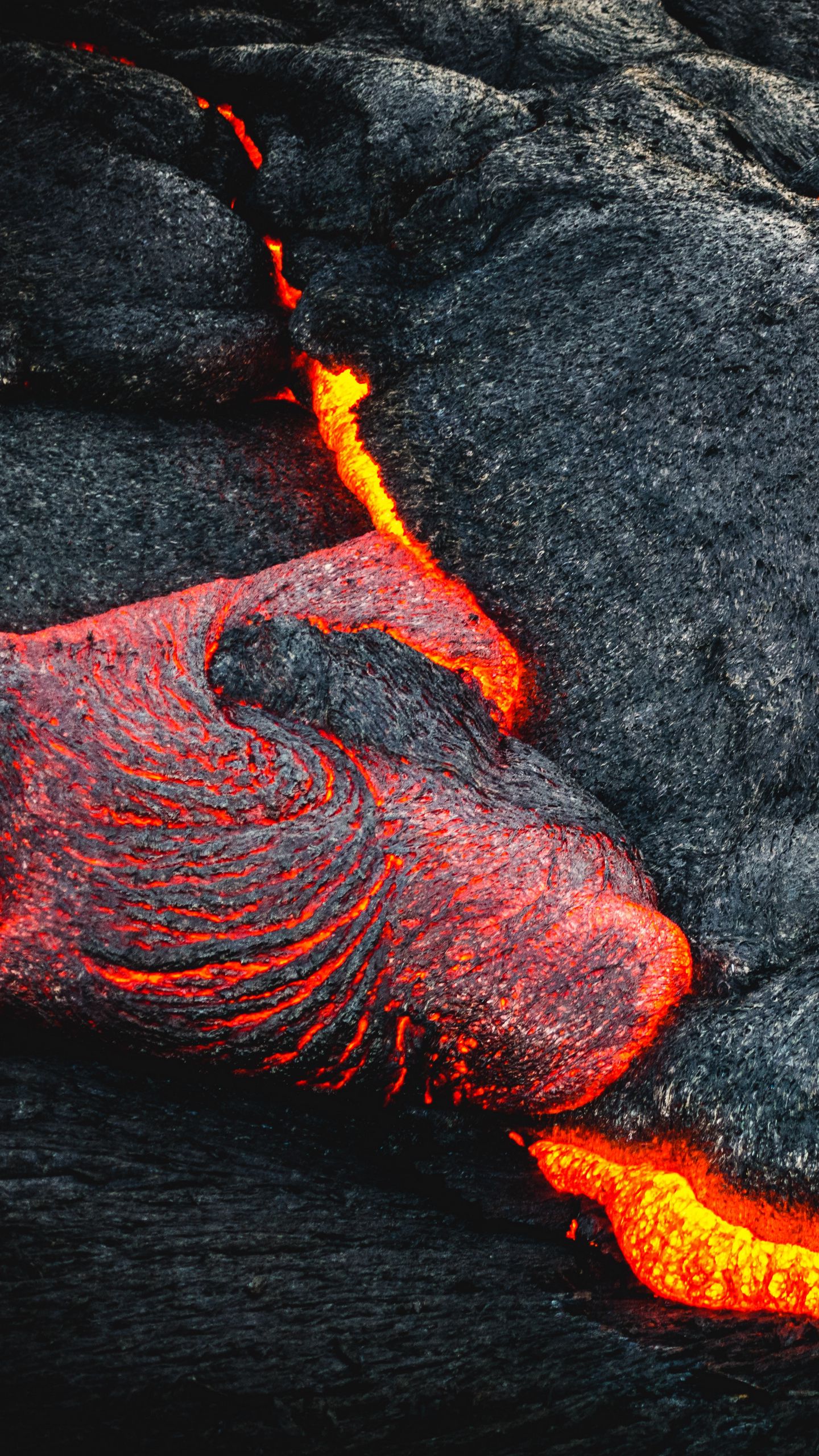 Download Wallpaper Lava, Fiery, Surface, Volcano - Volcano Wallpaper Hd ...