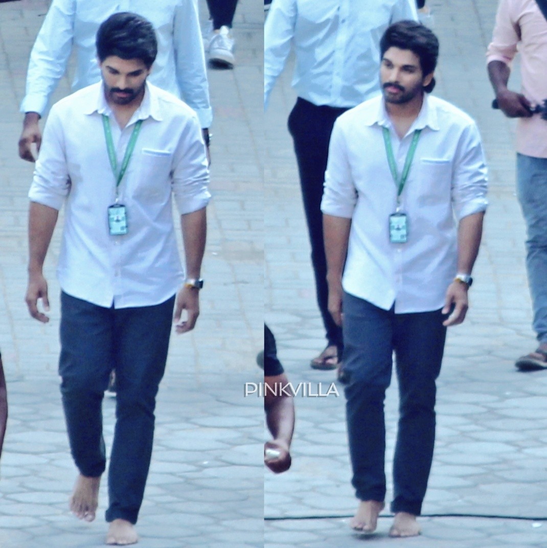 Allu Arjun Spotted In A Simple Look Throwing No Starry - Ala ...
