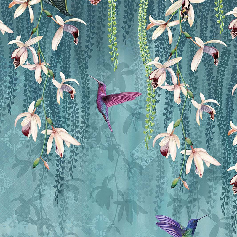 W7334-01 Trailing Orchid - Osborne And Little Trailing Orchid (#3104706 ...