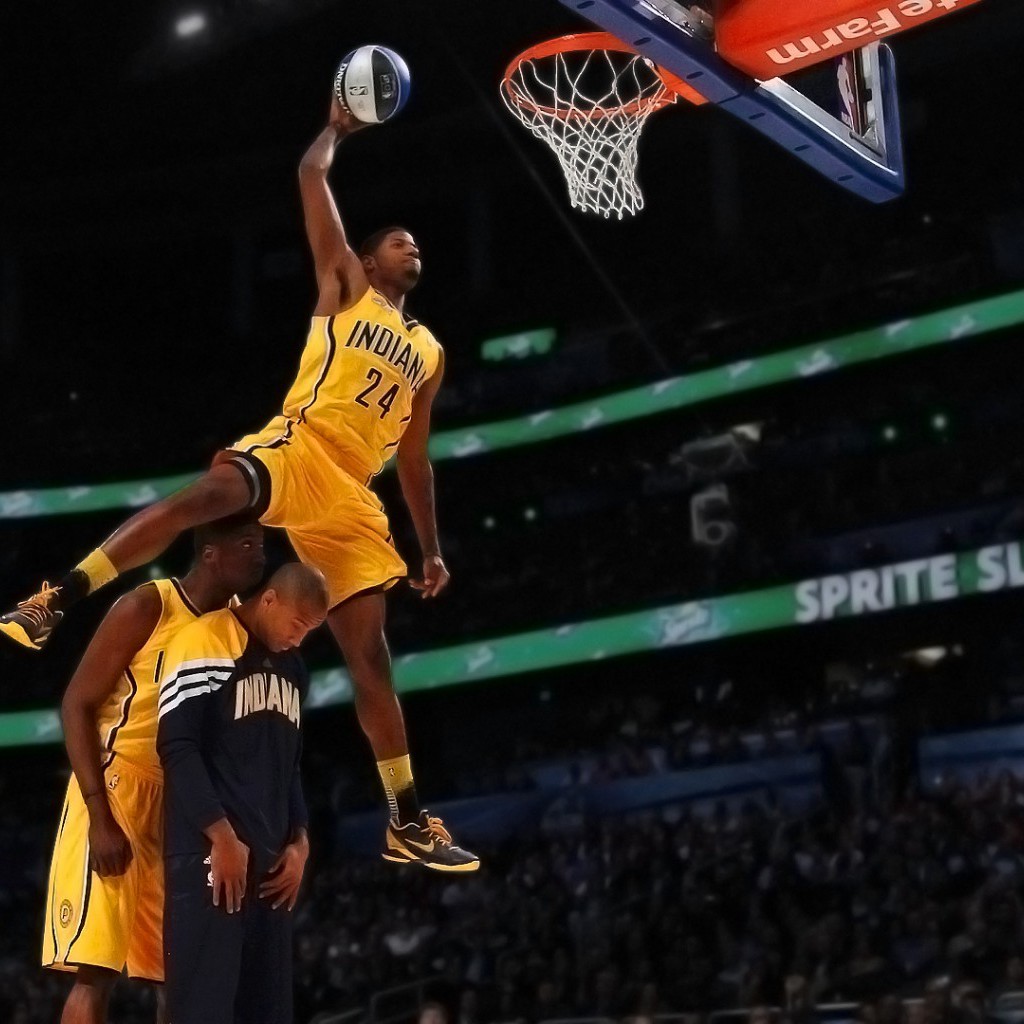 Paul George 2014 Sprite Slam Dunk Wallpaper - Basketball Dunks ...