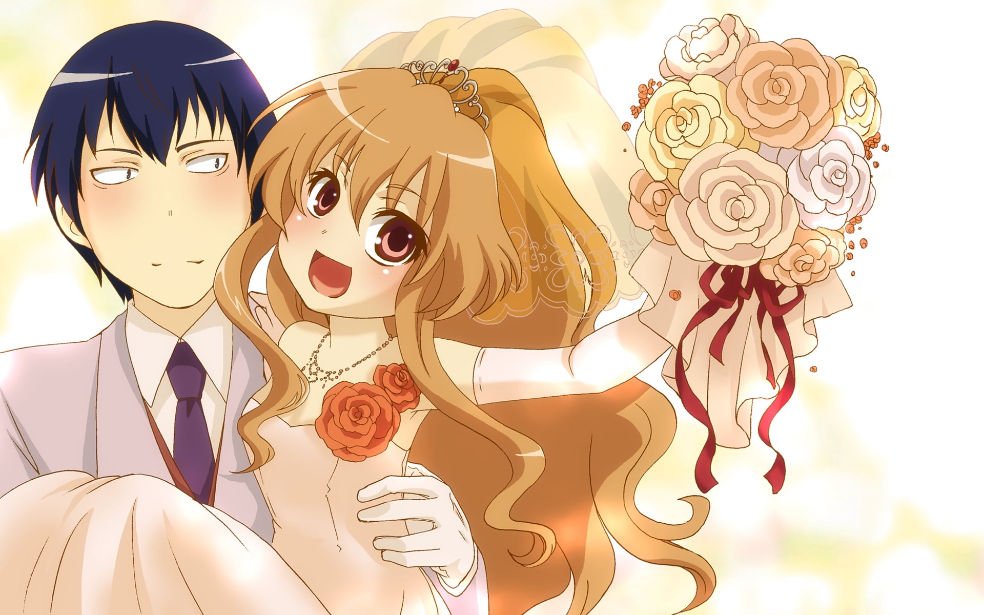 Married Taiga X Ryuuji (#3105485) - HD Wallpaper & Backgrounds Download