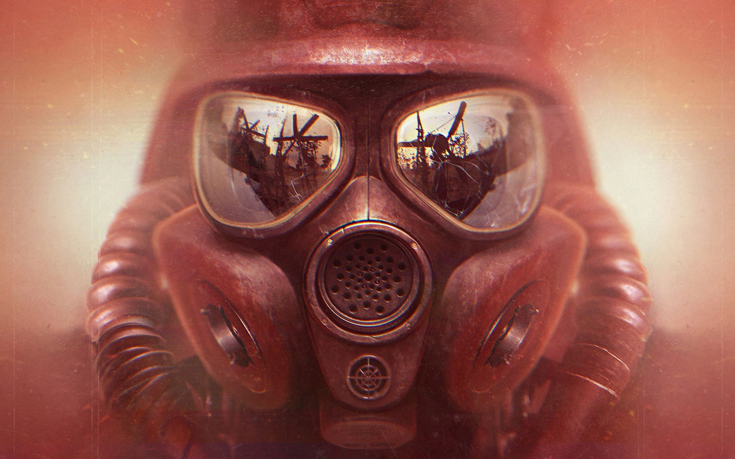 Wallpaper Of Video Game, Gas Mask, Metro, Exodus Background - Metro ...