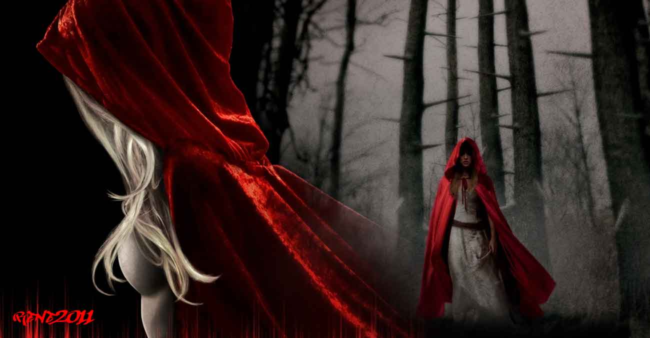 Download Wallpapers Little Red Riding Hood Wallpaper - Red Riding Hood ...