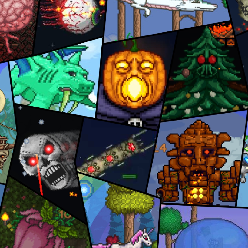 Golem Terraria (#3124795) - HD Wallpaper & Backgrounds Download