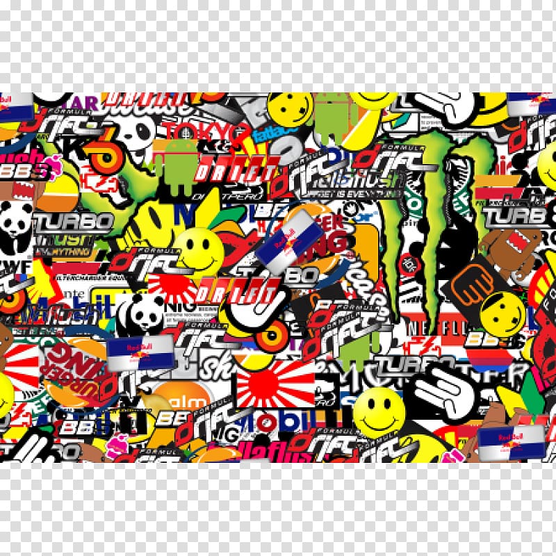 Download Sticker Bomb Paper Decal Car, Bomb Transparent Background ...
