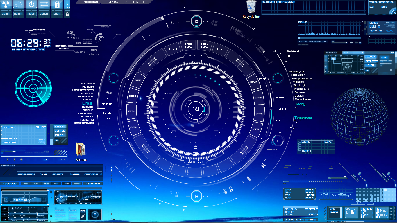 Jarvis Wallpaper Hd (#3142469) - HD Wallpaper & Backgrounds Download