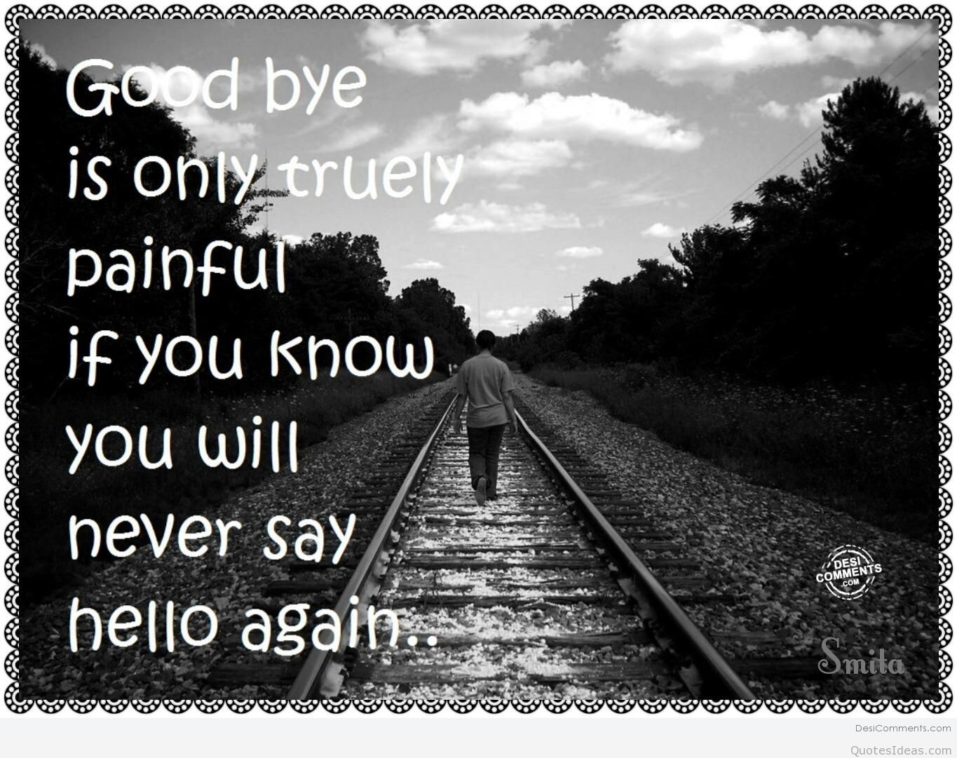 Goodbye Llve Sad Quote With Image - Deeply Sad (#3151831) - HD ...