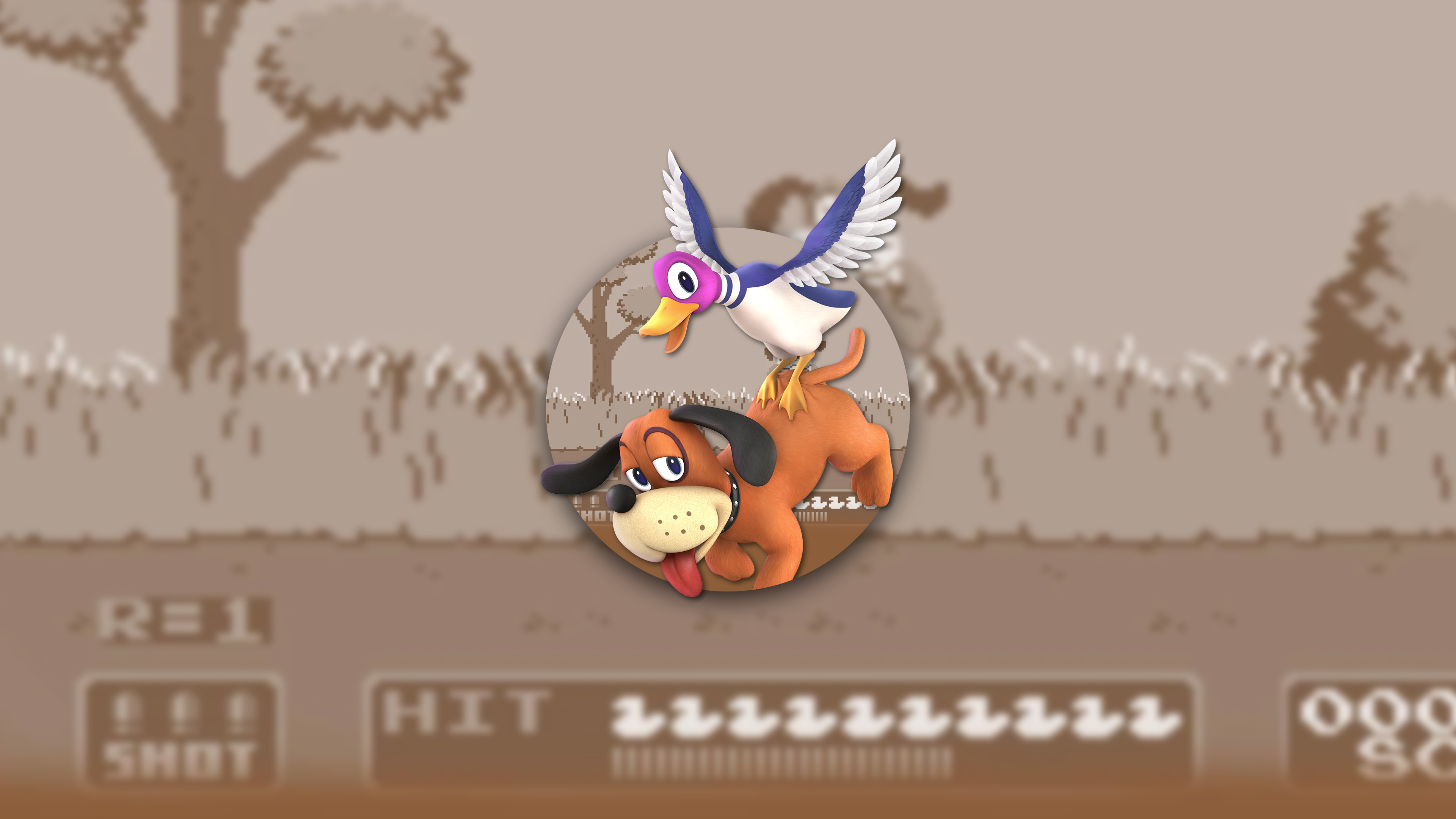 Super Smash Bros Ultimate Duck Hunt Uhd 4k Wallpaper - Stage Duck Hunt ...