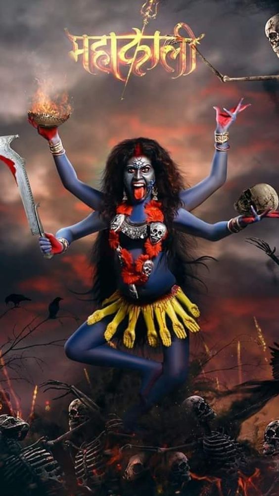 Download Maa Kali Raudra Roop Image Hd Pics - Full Screen Maa Kali Hd ...