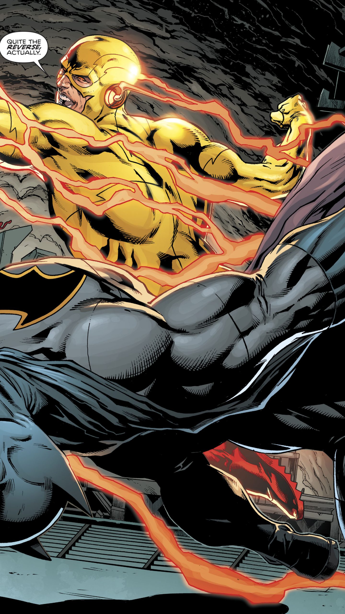 Reverse Flash Vs Batman (#3180541) - HD Wallpaper & Backgrounds Download