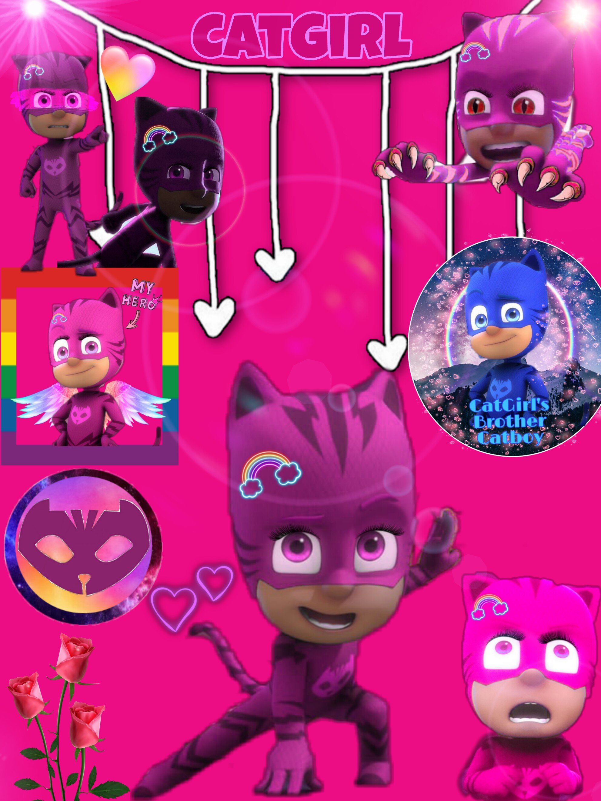 Pink Cat Girl Pj Masks (#3187368) - HD Wallpaper & Backgrounds Download