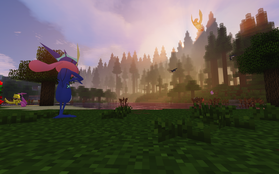 Greninja Pixelmon (#3190425) - HD Wallpaper & Backgrounds Download