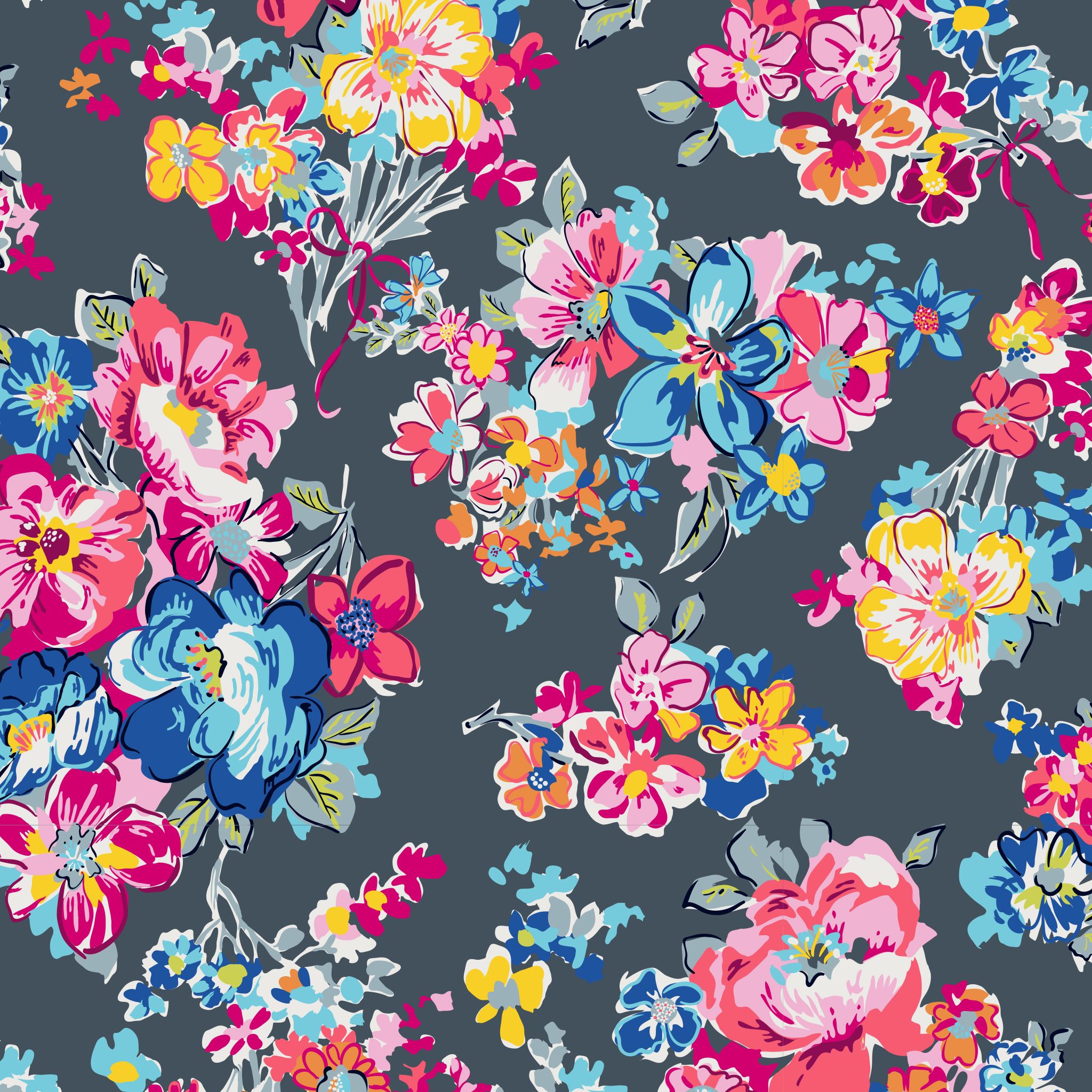 Pretty Posies Vera Bradley (#3191675) - HD Wallpaper & Backgrounds Download