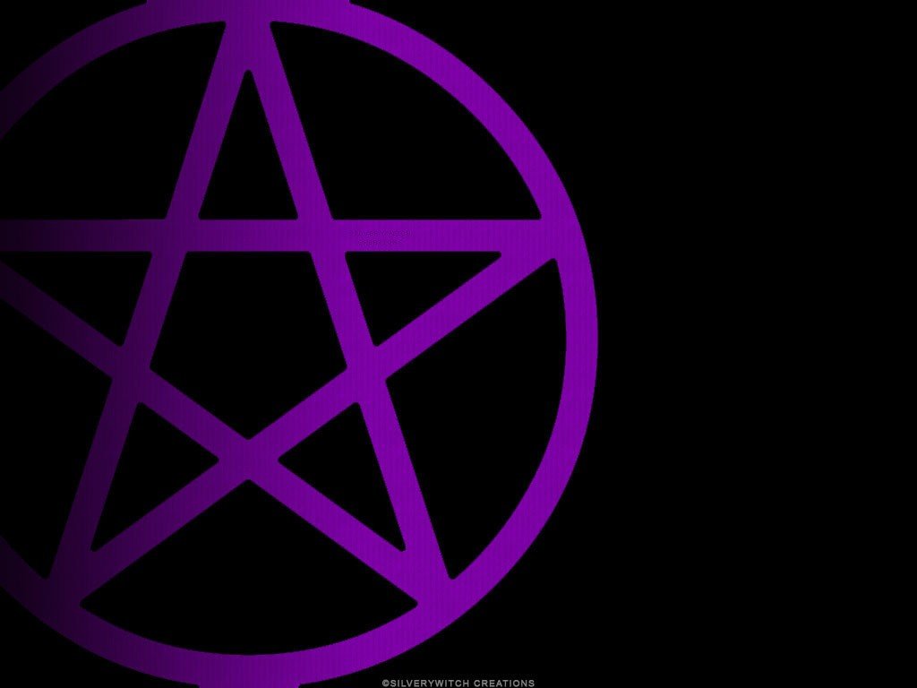 Purple Pentagram (#324443) - HD Wallpaper & Backgrounds Download