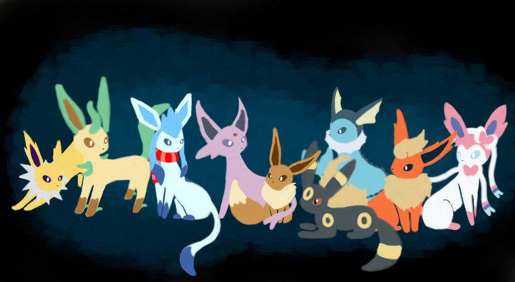 Eeveelution Wallpaper Ipad Eeveelutions By Shinyglace - Eeveelutions ...