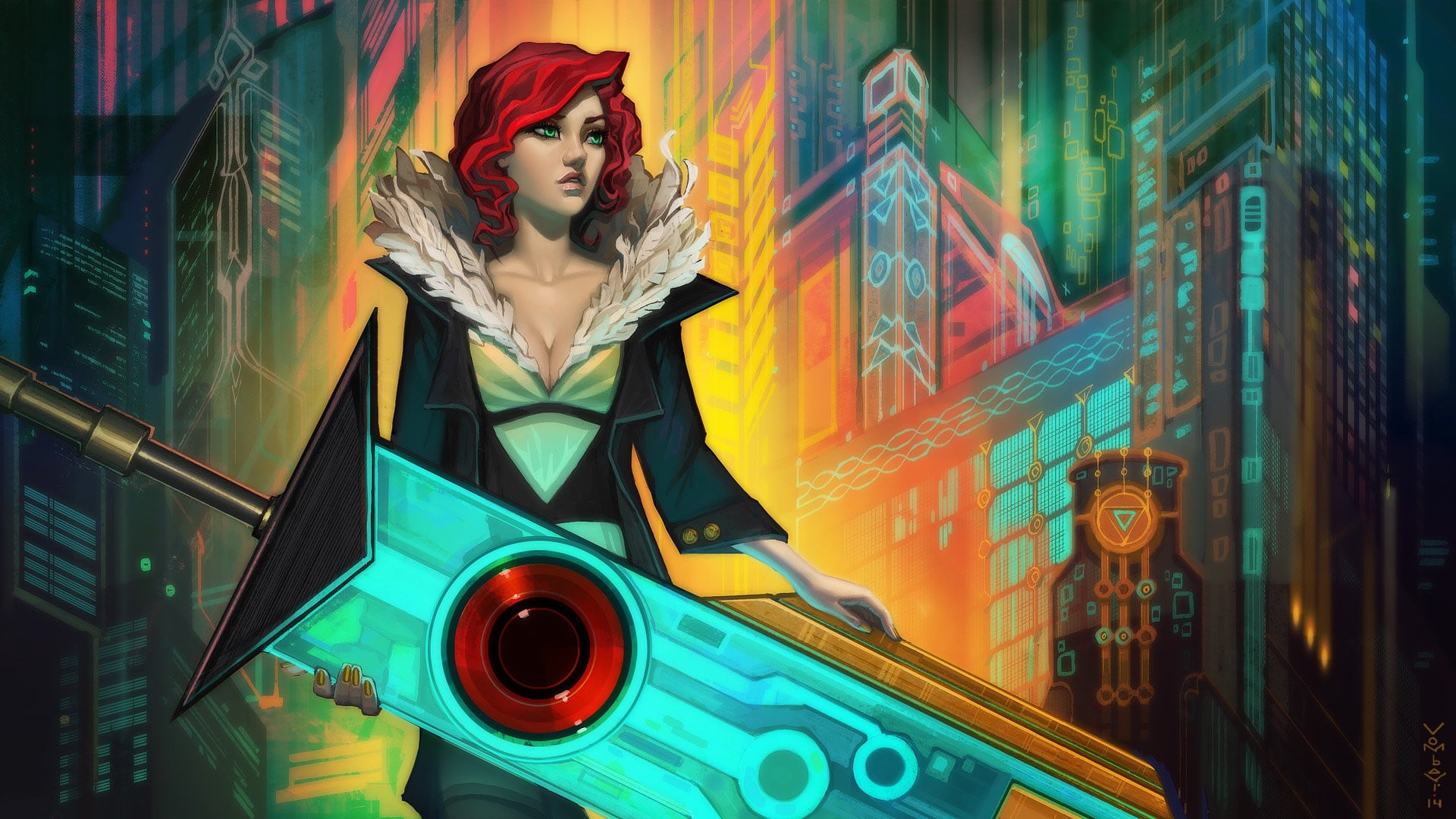 Transistor Red Fan Art (#3203277) - HD Wallpaper & Backgrounds Download