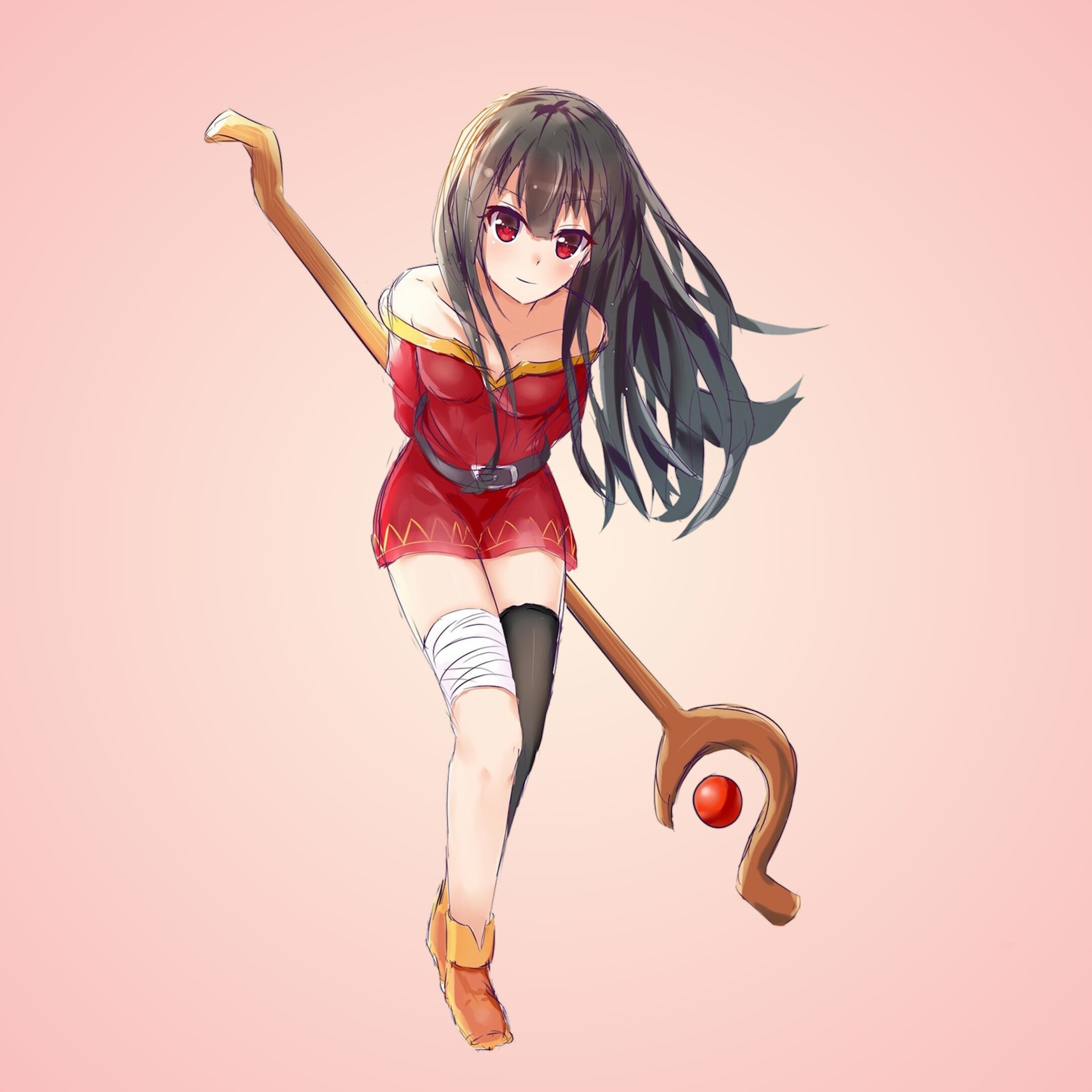 Megumin Long Hair (#3205524) - HD Wallpaper & Backgrounds Download