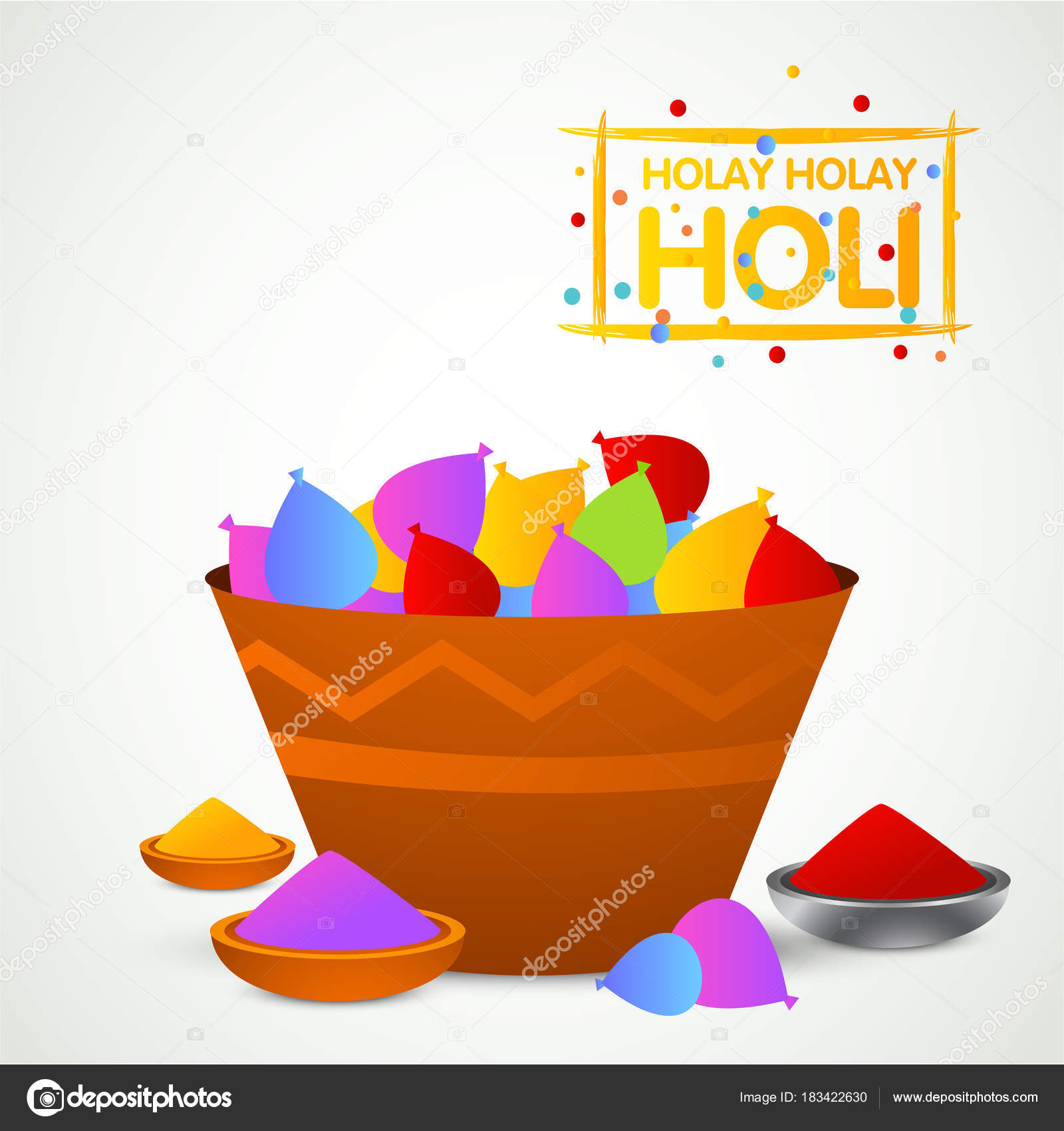 Happy Holi Festival Creative Typography Sample Text (#3212493) - HD ...