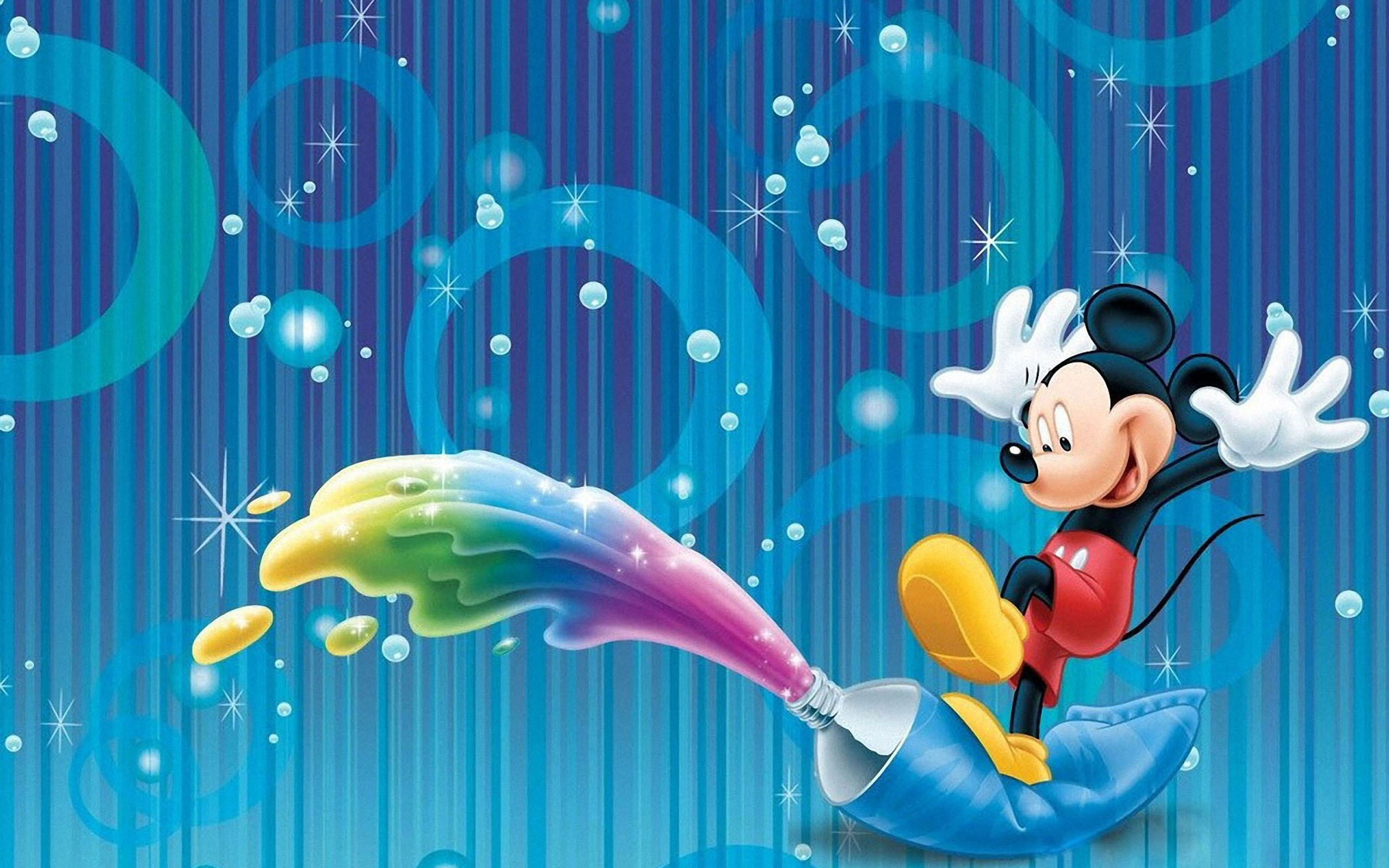 Background Mickey Mouse Color (#3234306) - HD Wallpaper & Backgrounds ...