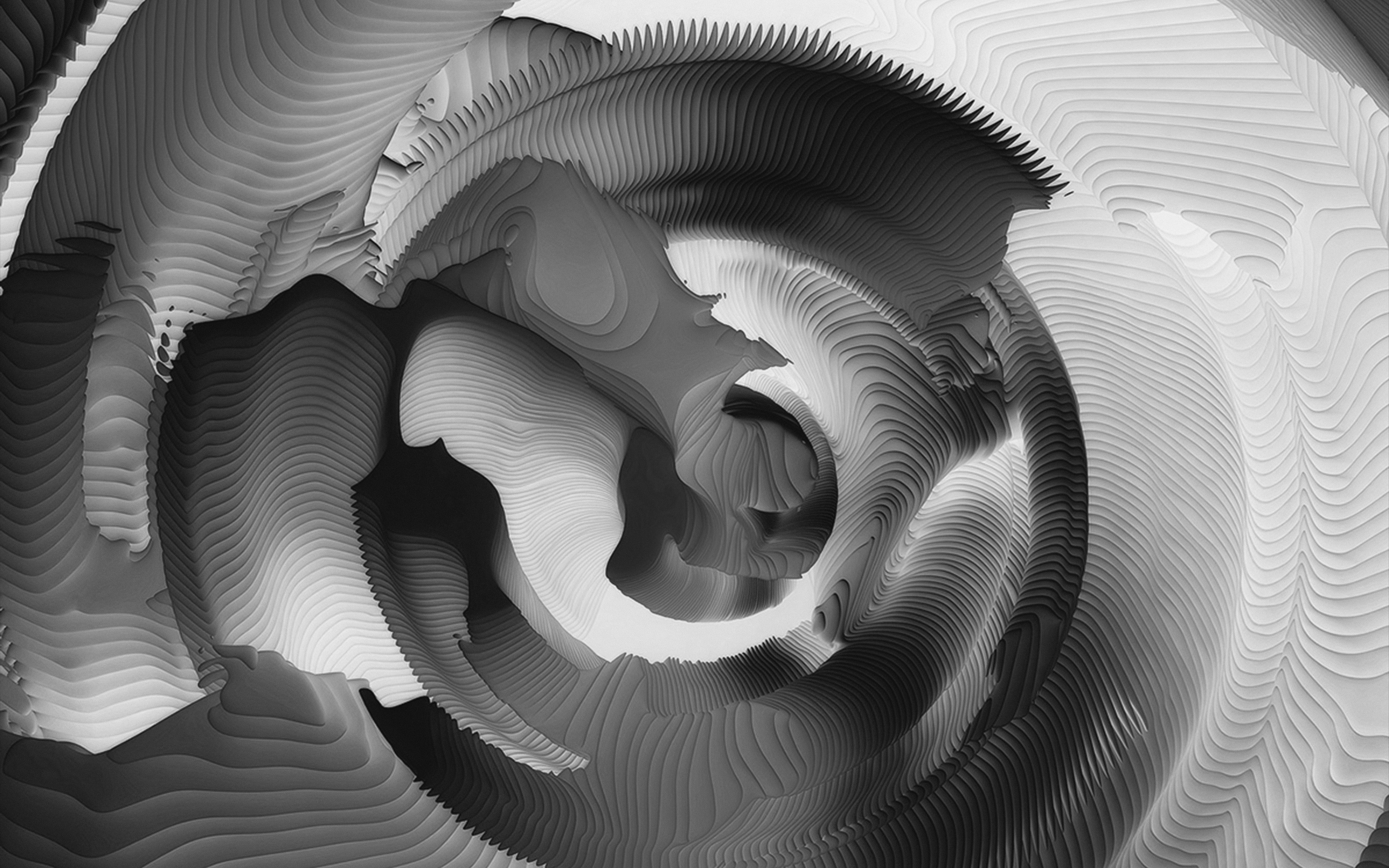 Bw Wallpaper Uhd Abstract (#3235899) - HD Wallpaper & Backgrounds Download