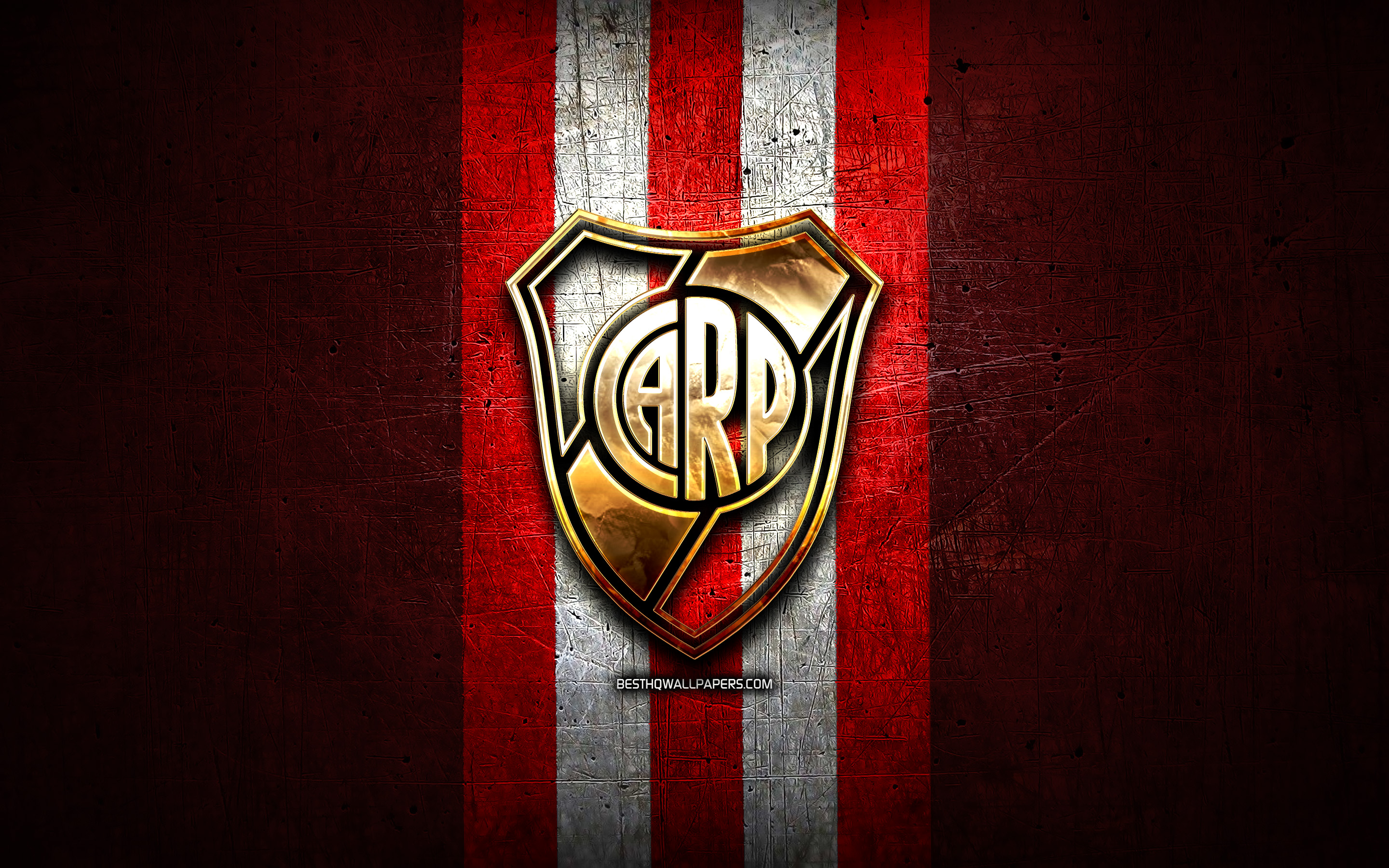 River Plate Fc, Golden Logo, Argentine Primera Division, - Monaco Fc ...