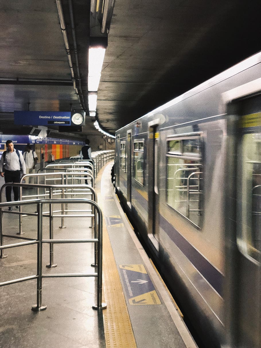 Brazil, São Bento, Train, Sao Paulo, Subway, City, - Metro Station ...