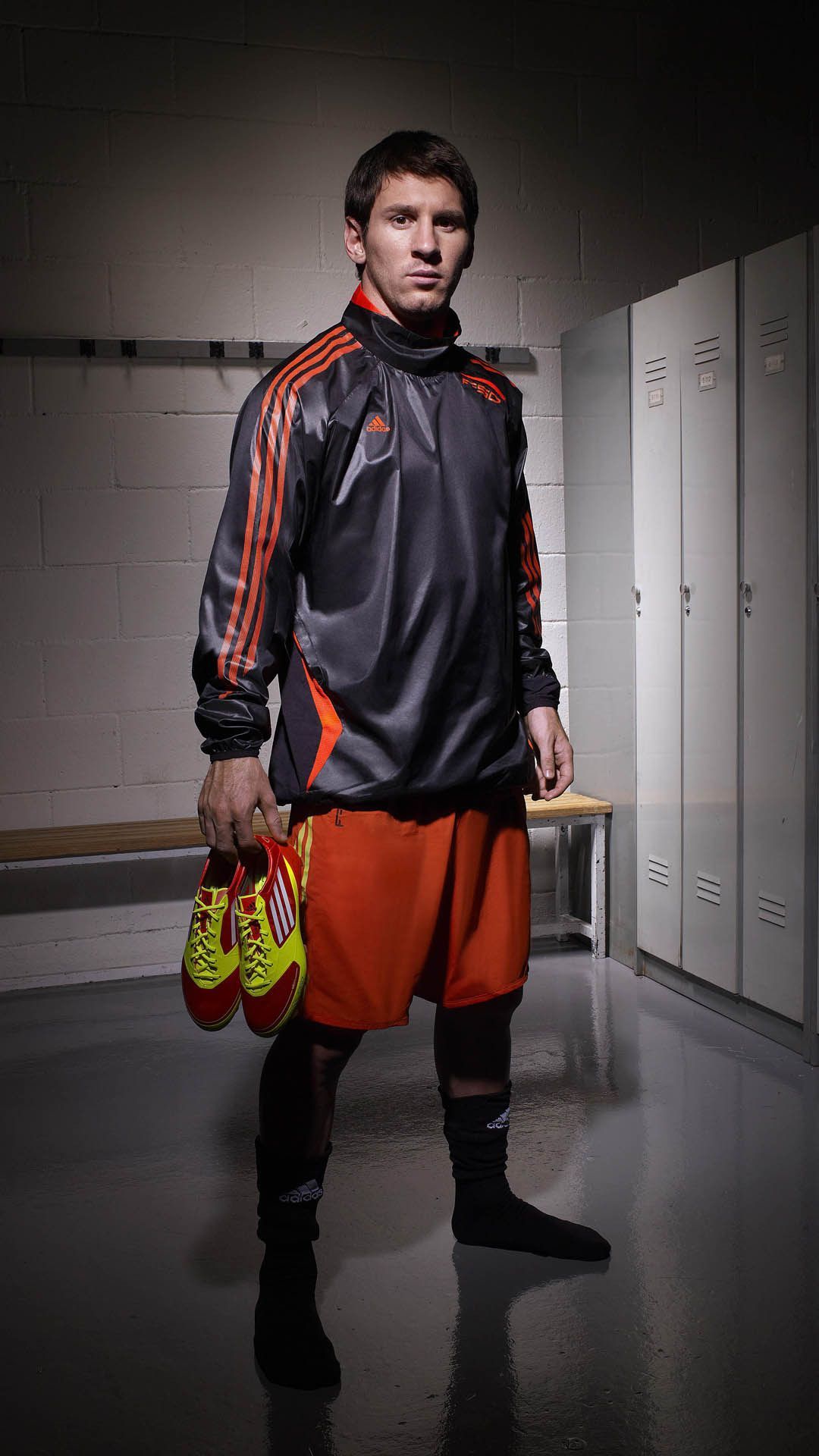 Download Lionel Messi Mobile Wallpaper - Adidas F50 Micoach Messi On ...