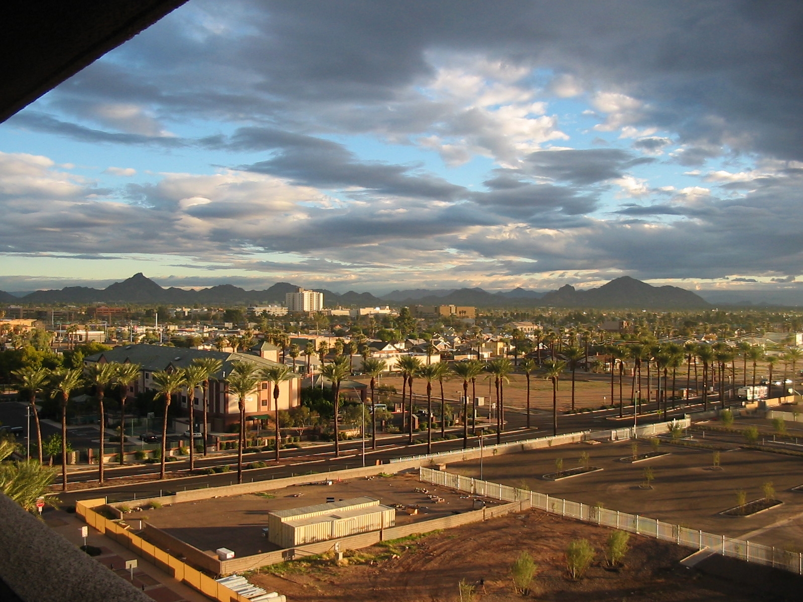 Phoenix, Arizona, View Ne From Arizona Center Parking - Urban Area ...