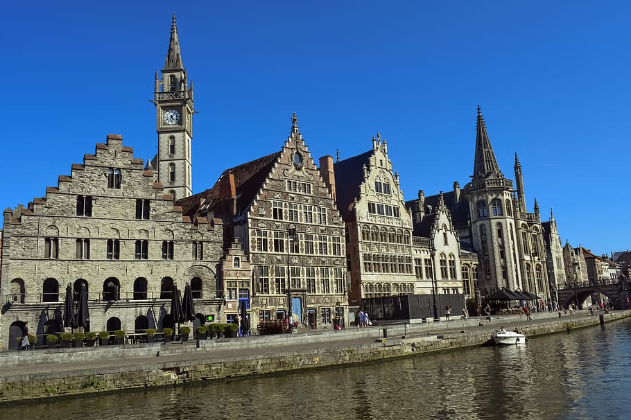 Ghent, Belgium, Architecture, Travel, City, Canal, - Gent (#3263434 ...