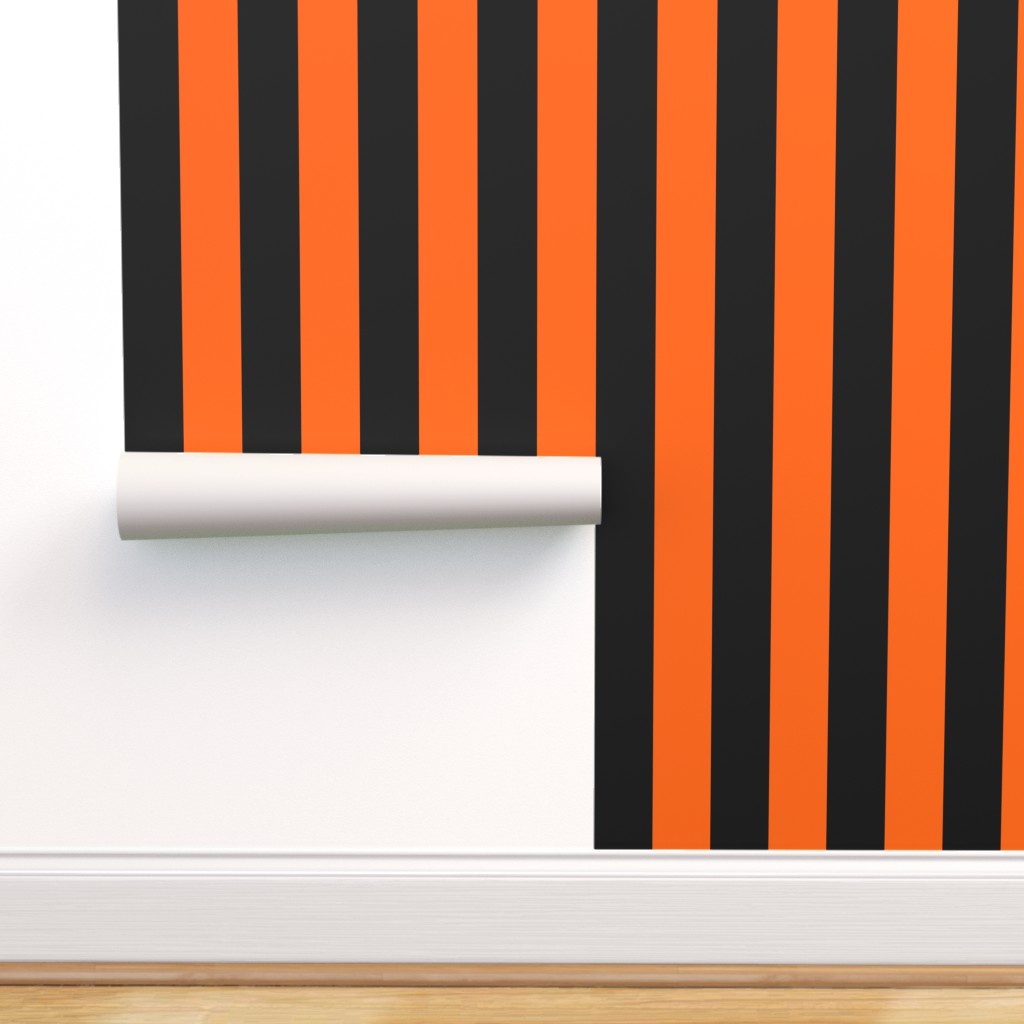 Black And Orange Striped Wall (#3277083) - HD Wallpaper & Backgrounds ...