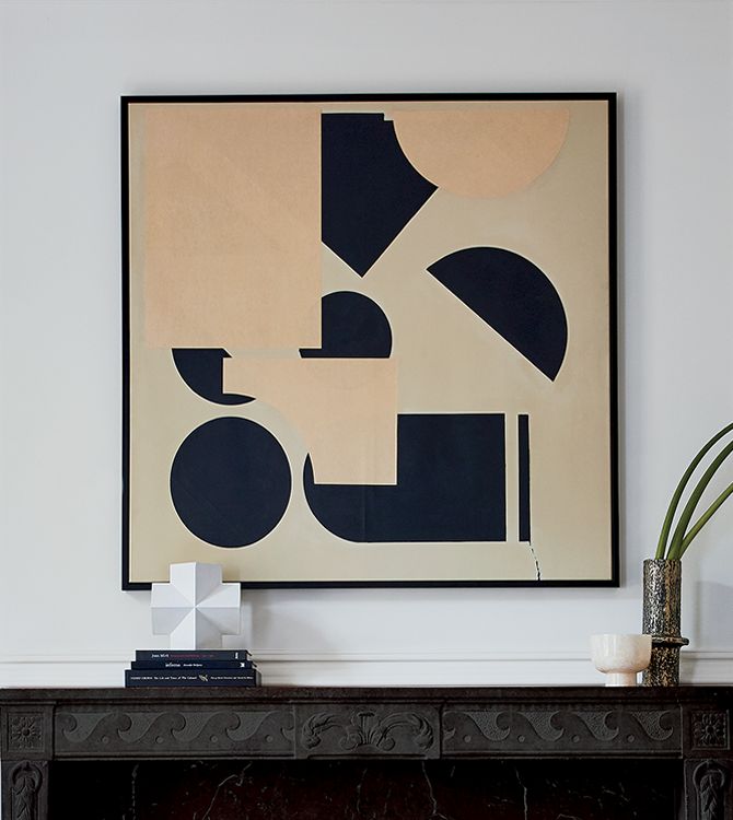 New Mirrors - Cb2 Athabasca Painting (#3279371) - HD Wallpaper ...