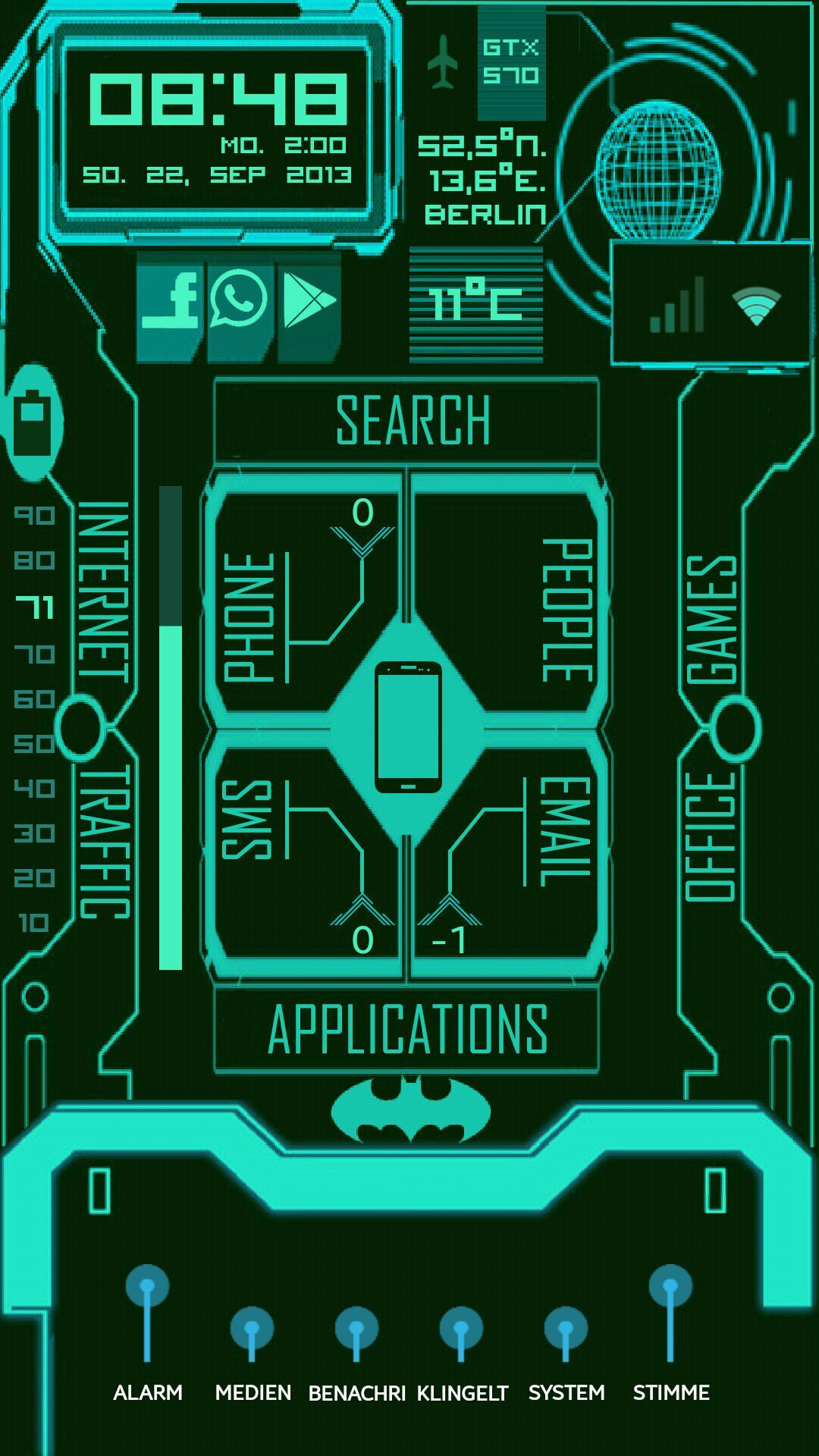 Batcomputer Wallpaper 4k