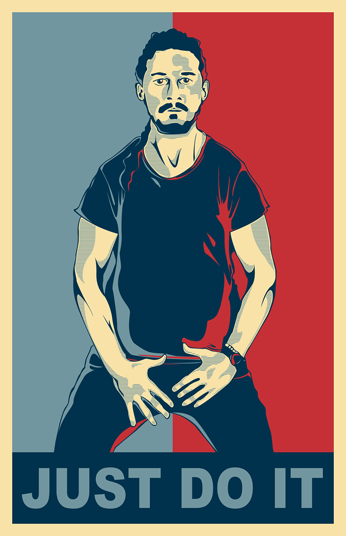 Just Do It Shia Art (#397774) - HD Wallpaper & Backgrounds Download