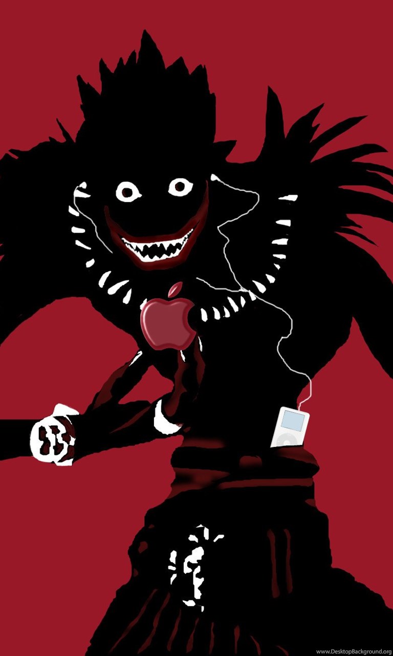Iphone - Death Note Background (#44820) - HD Wallpaper & Backgrounds ...