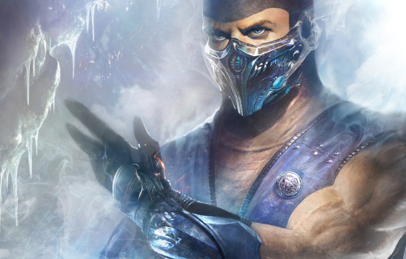 Photo Wallpaper Ice, Mortal Kombat, Ninja, Sub-zero - Sub Zero Fan Art ...