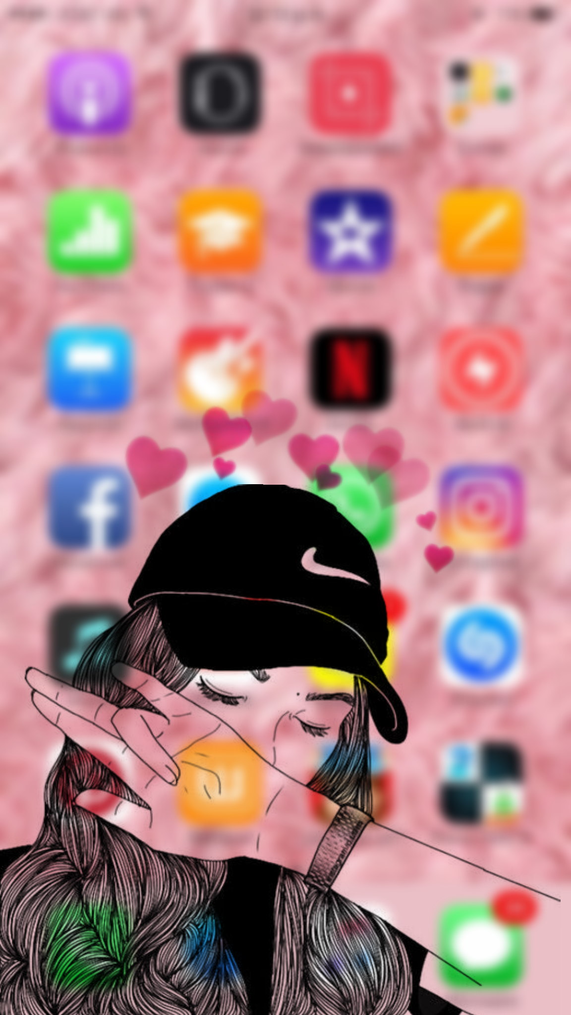 79249286 Wallpaper - Draw A Girl (#422683) - HD Wallpaper & Backgrounds ...