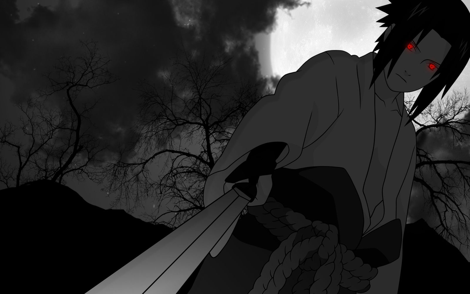 Uchiha Sasuke Chokuto Sword Full Hd Wallpaper - Sasuke Uchiha Full Hd ...