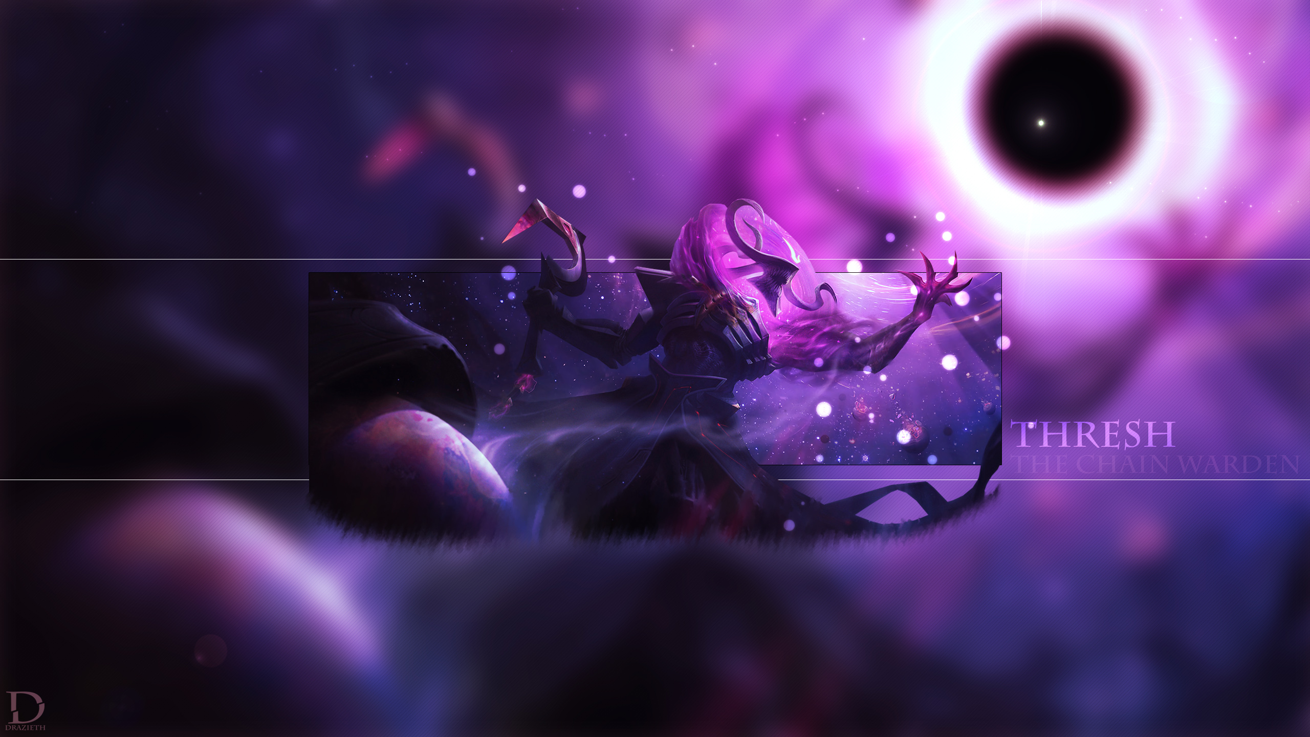Dark Star Thresh By Drazieth Hd Wallpaper Fan Art Artwork - Lol Dark ...