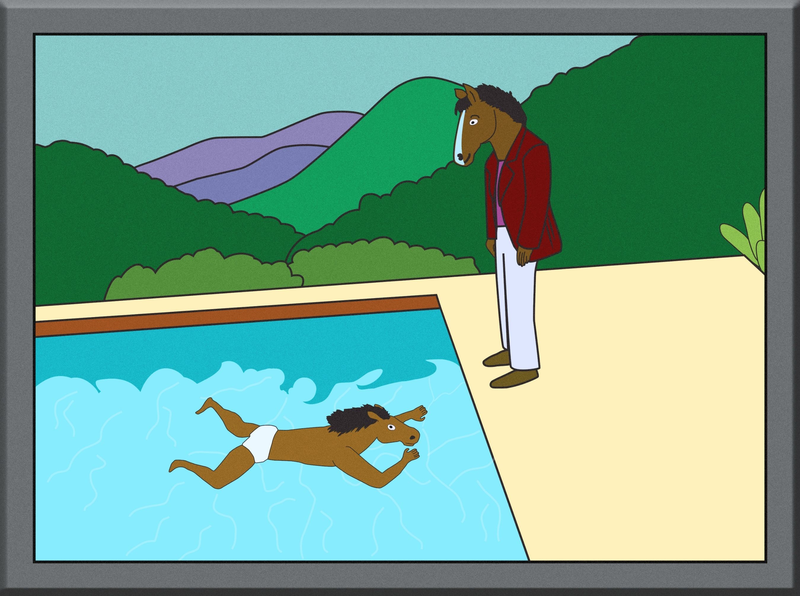 Bojack Horseman Screensaver (#469088) - HD Wallpaper & Backgrounds Download