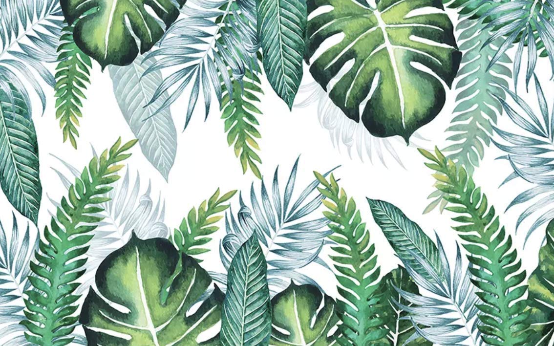 Download Murwall Leaf Wallpaper Tropical Leaves Wall Murals Tropical