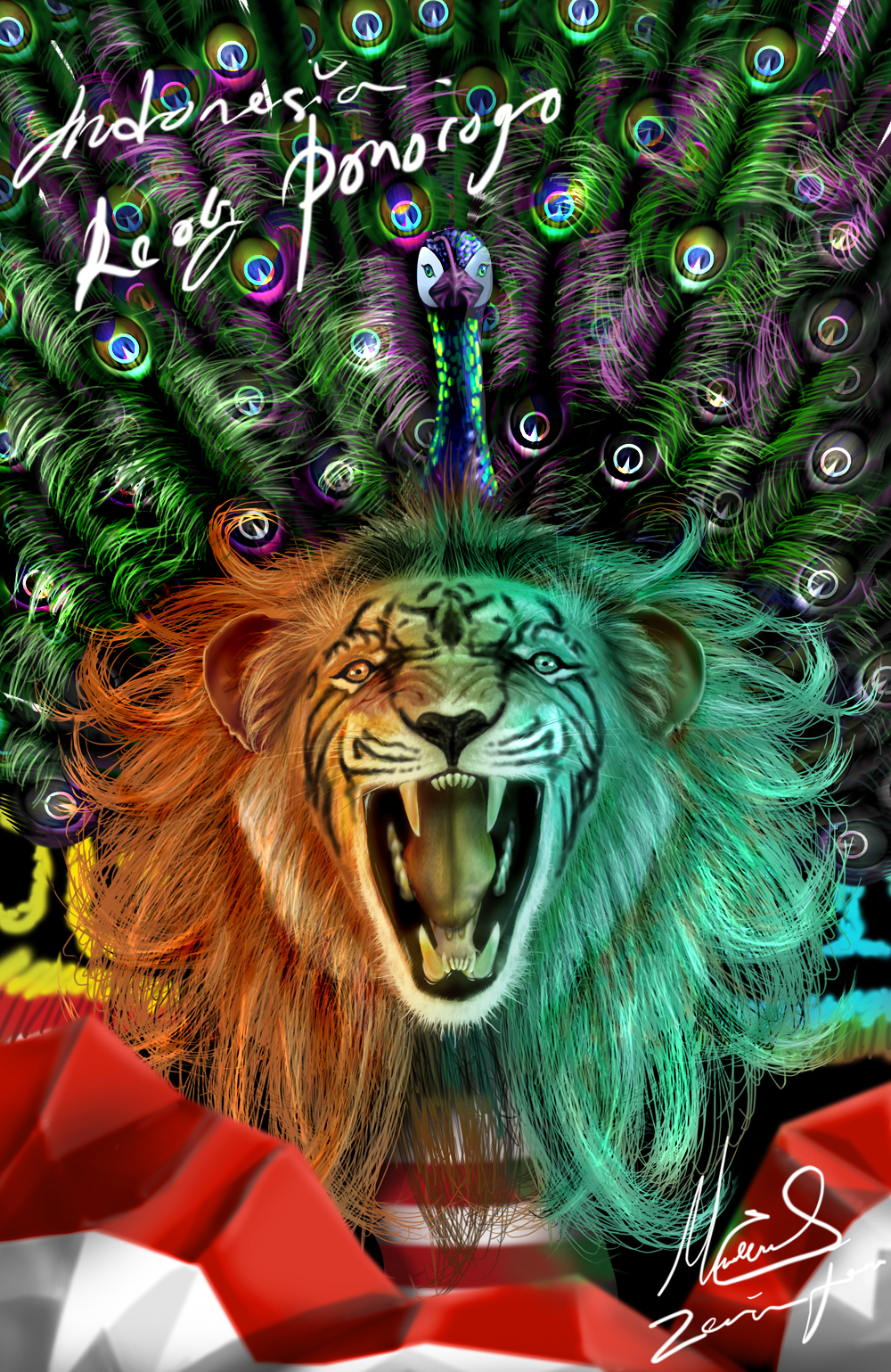 Reog - Gambar Art Reog Ponorogo (#500419) - HD Wallpaper & Backgrounds ...