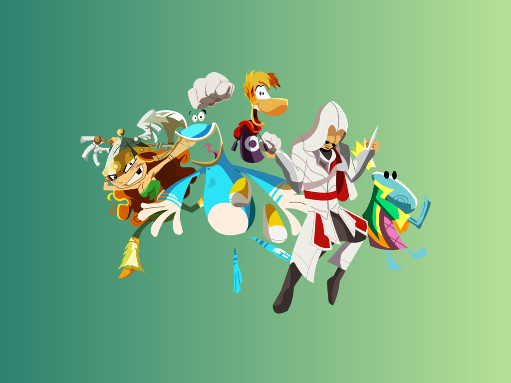 Anime, Assassin's Creed, Rayman , Assassin's Creed - Rayman Legends ...
