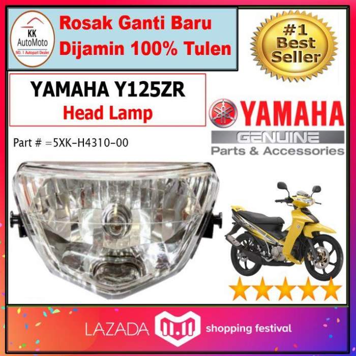 Download Yamaha Y125zr 125zr 125z Head Lamp Head Light Lampu - Yamaha Y125z On Itl.cat